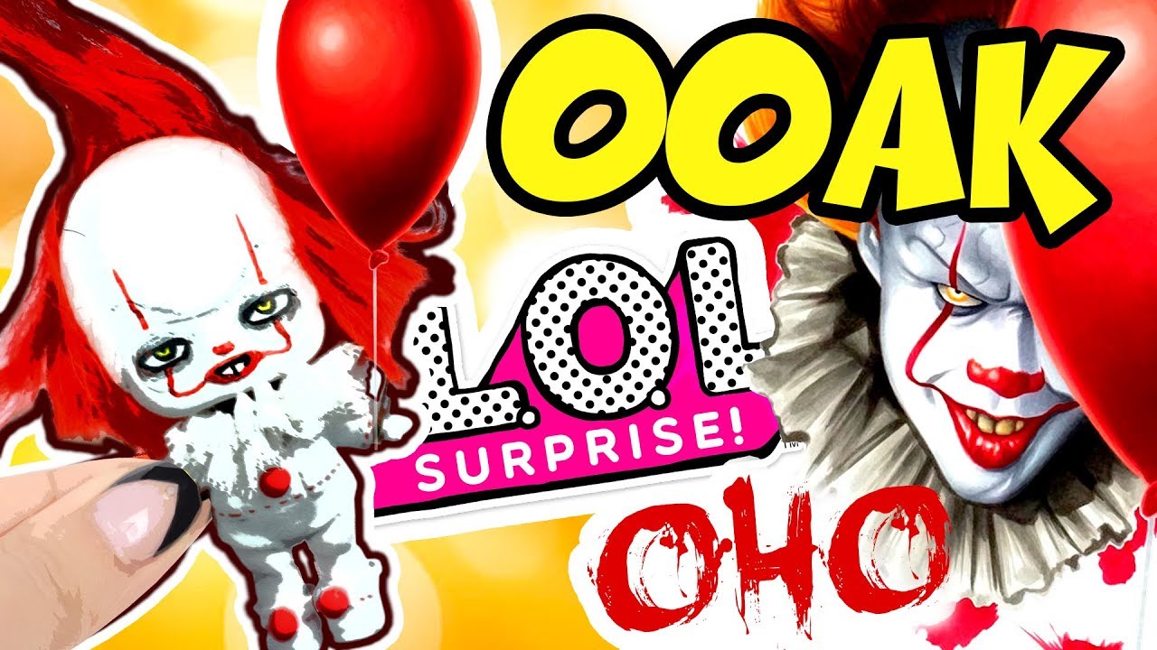 Клоун Пеннивайз - Кастом куклы ЛОЛ сюрприз в Шаре из фильма ОНО | IT ...