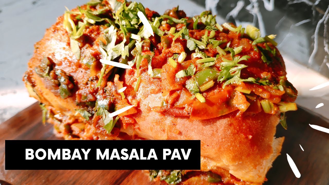 Bombay Famous Masala Pav Recipe/Masala Pav Bombay Street Style - YouTube