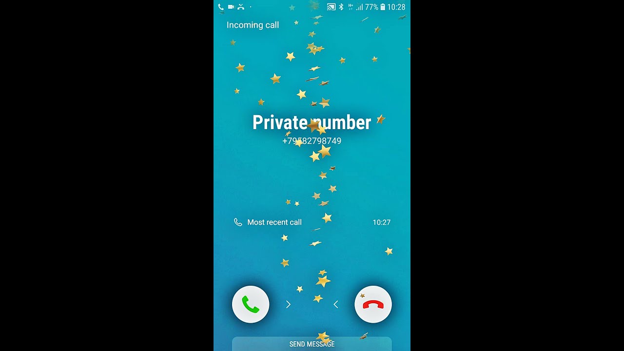 Samsung Galaxy J7 Private number call screen recording - YouTube