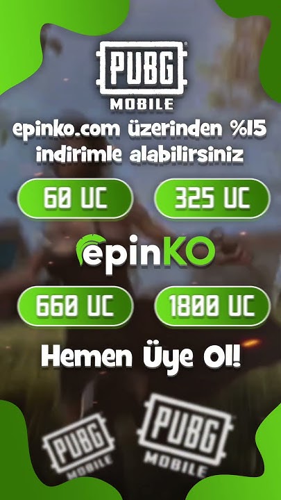 PUBG Mobile UC epinko.com ile Uygun Fiyata - YouTube