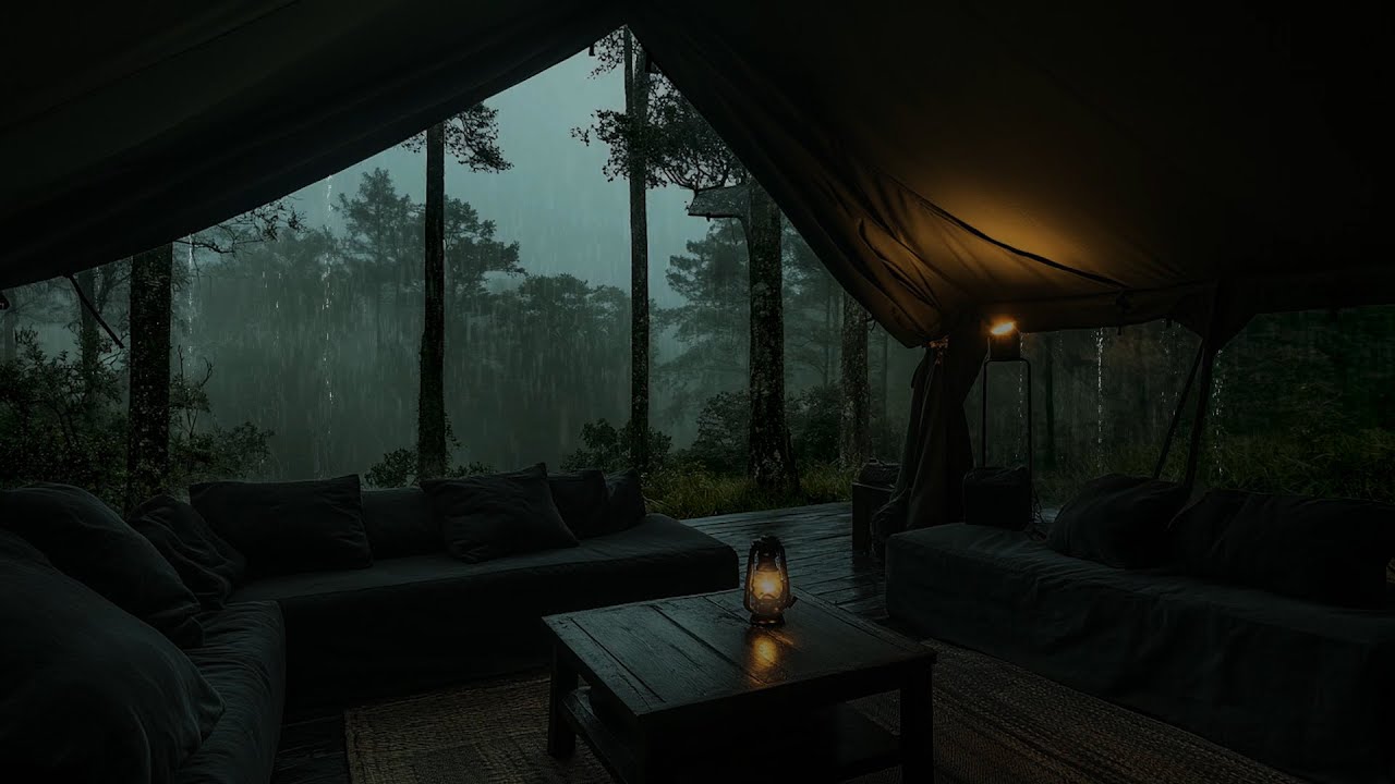 Calming Rain and Forest Sounds - Relax & Meditate with Peaceful Nature ...