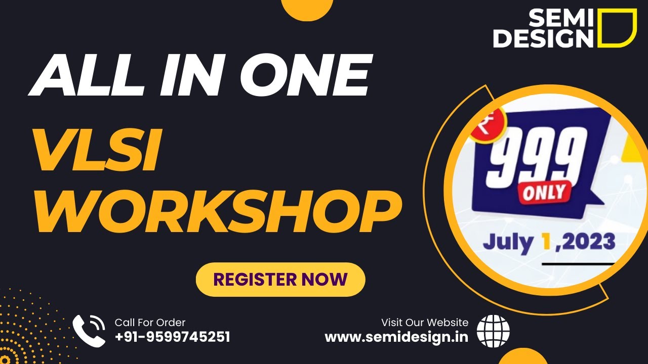 All In One Vlsi Workshop Vlsi Verilog Semiconductorindustry Youtube