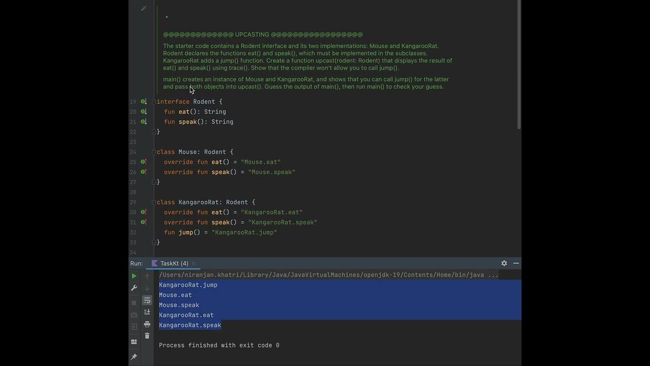 Kotlin - upcasting programming demo - YouTube