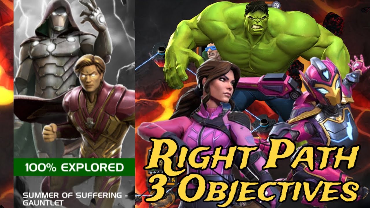 Summer of Suffering Gauntlet Right Path Full Solo + 3 Objectives - MCOC ...