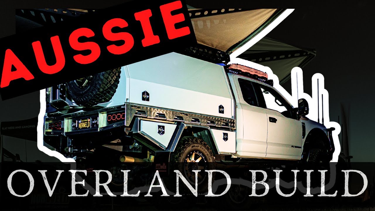 FORD F350 FLATBED & CANOPY OVERLAND BUILD - YouTube