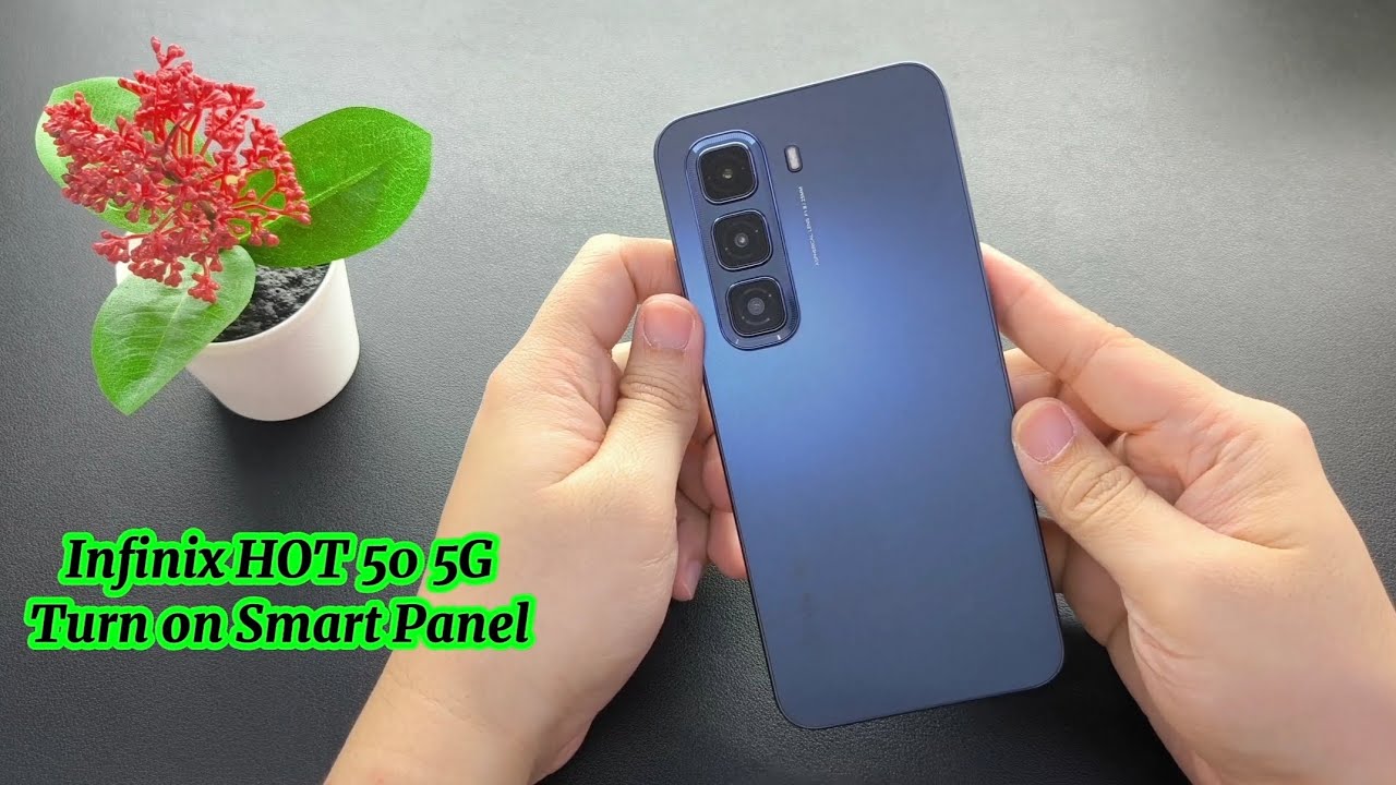 Infinix HOT 50 5G Turn on Smart Panel - YouTube