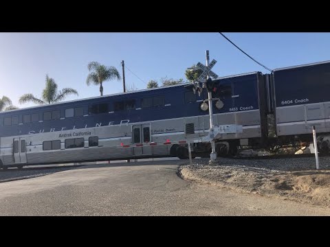 Amtrak CDTX 2117 #777 Pacific Surfliner, Posilipo Ln. Railroad Crossing ...