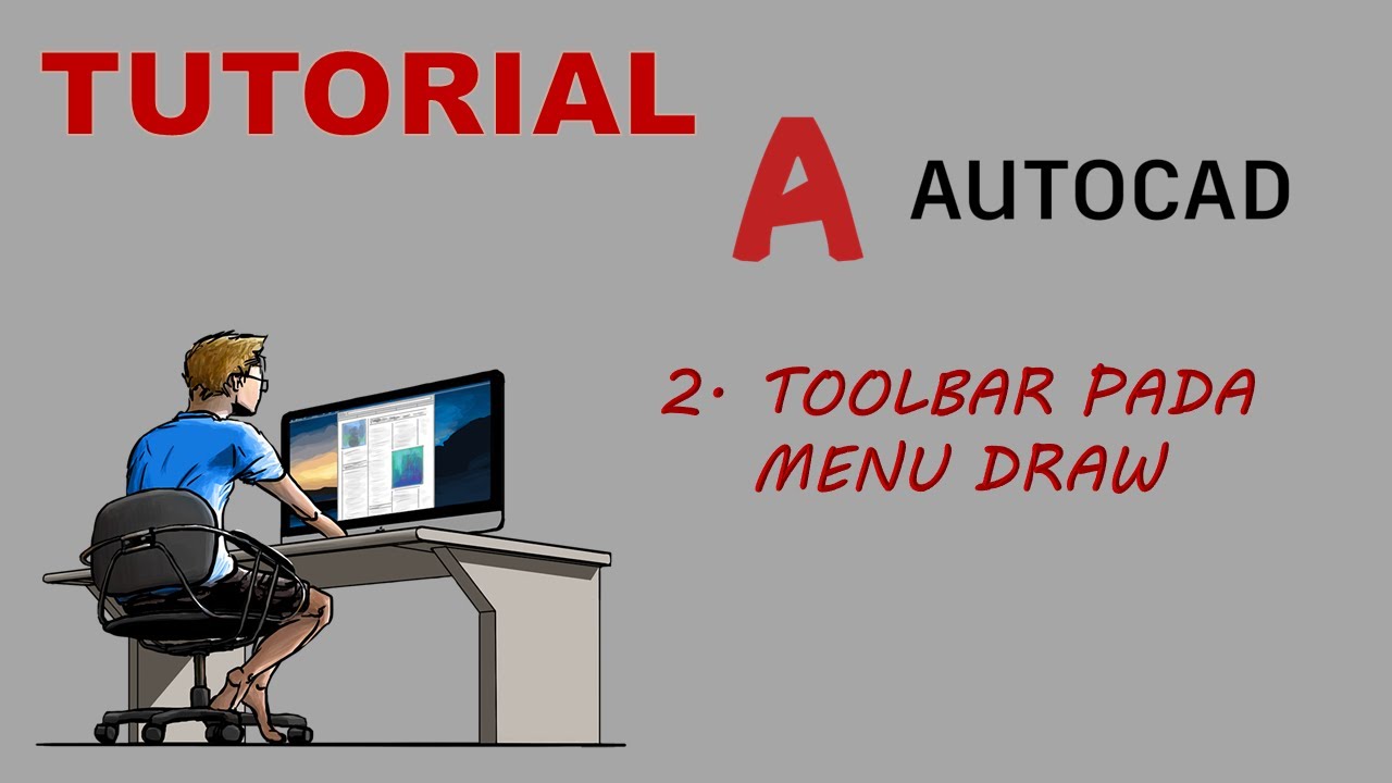 02 TUTORIAL MENU DRAW PADA AUTOCAD - YouTube