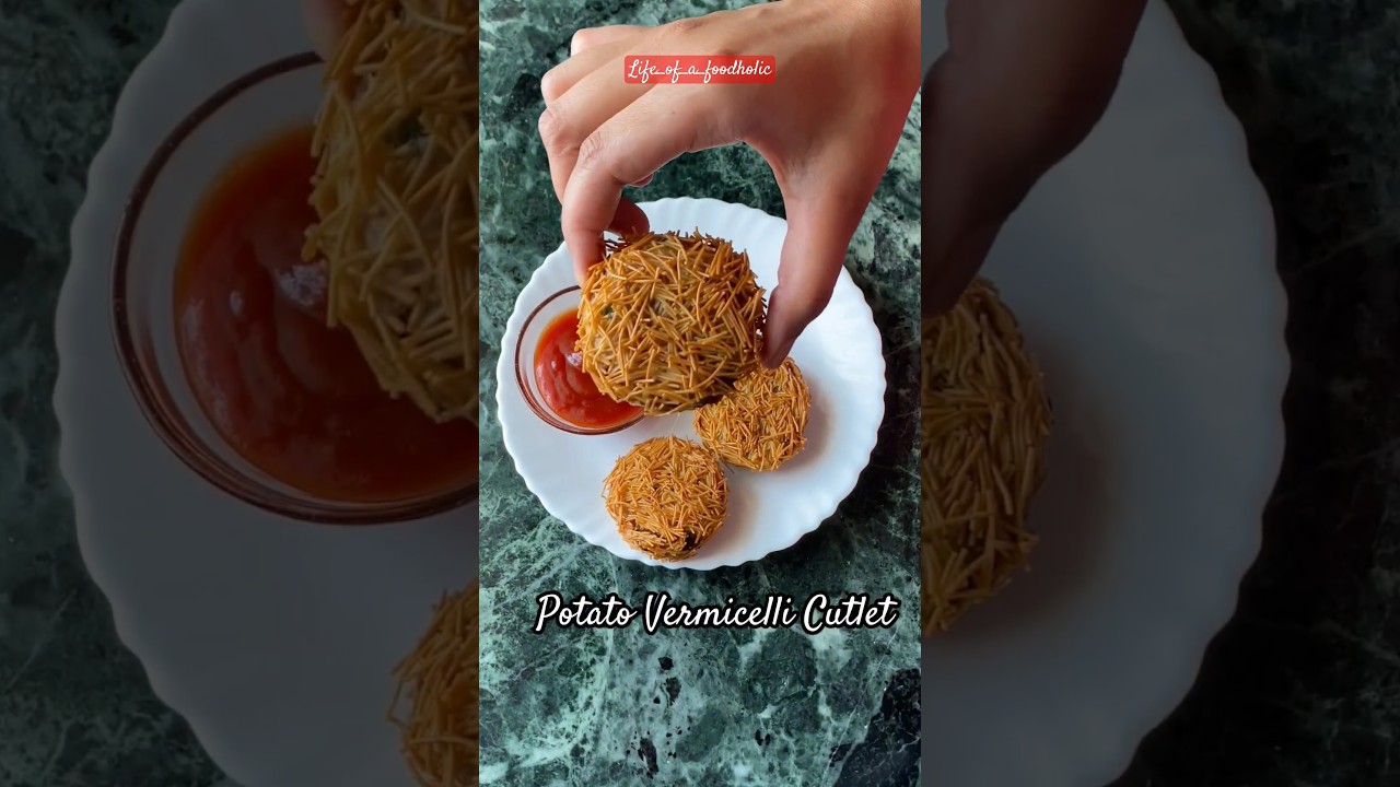 POTATO VERMICELLI CUTLET RECIPE AT HOME ️Check Comment for Ingredient # ...