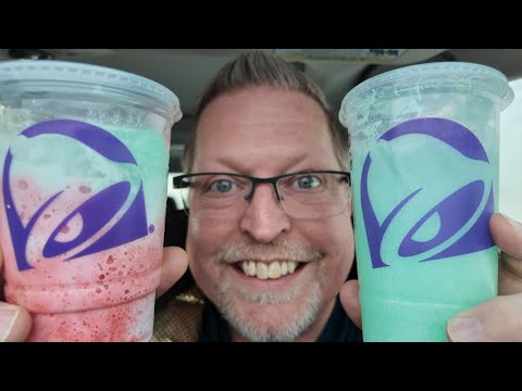 Taco Bell Dirty Mountain Dew Baja Blast Dream & Strawberry Baja Blast ...