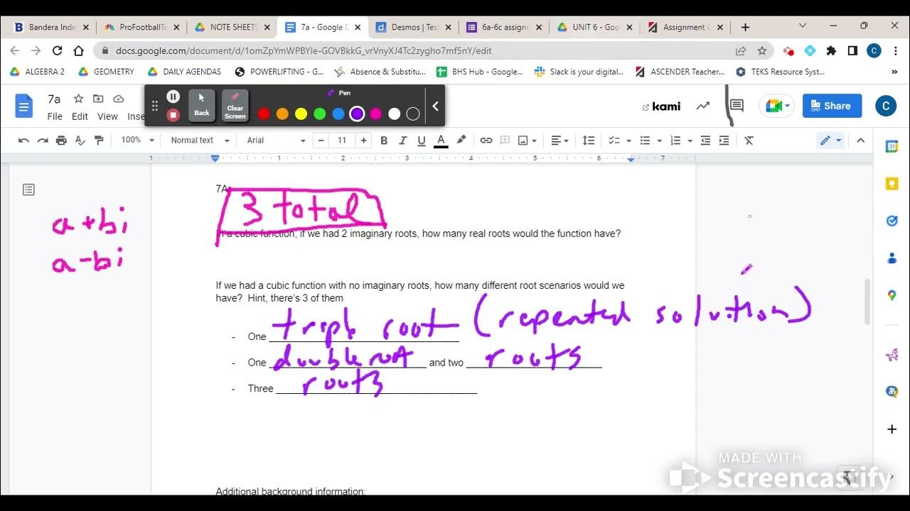 7A - Fundamental Theorem of Algebra with Cubic Functions - YouTube