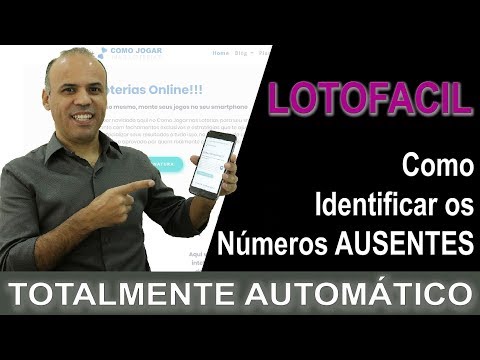 COMO IDENTIFICAR DE FORMA AUTOMATICA OS NUMEROS AUSENTE DOS CONCURSOS DA LOTOFACIL