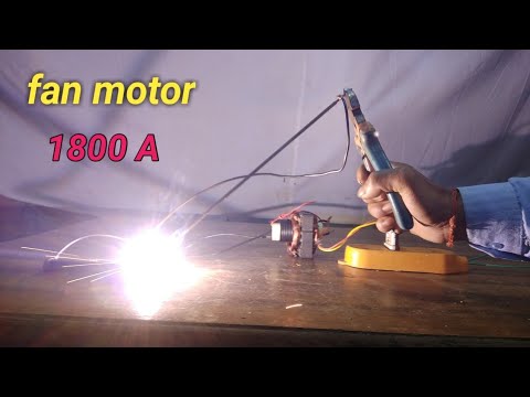 I turn fan in to welding machine new technology - YouTube