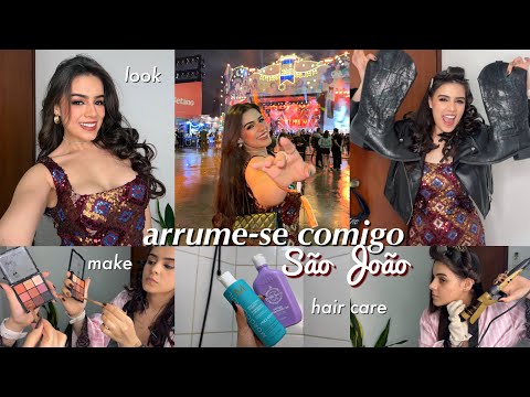 ARRUME SE COMIGO PARA FESTA JUNINA| Fui no maior São João do mundo🪗🌵