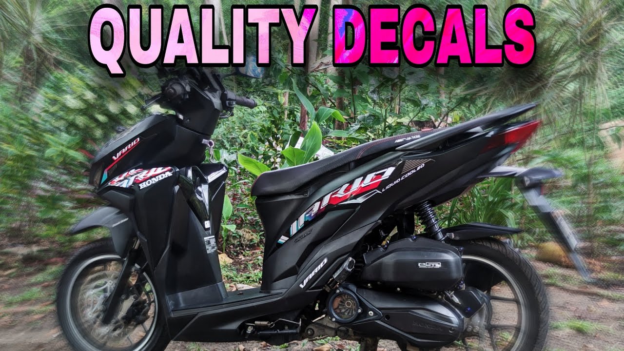 Honda Click Quality Vario Decals sticker. #click125i #honda #vario125 # ...