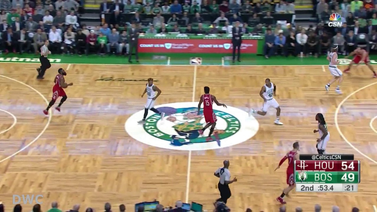 Marcus Smart Defense On James Harden, January 25, 2017 - YouTube