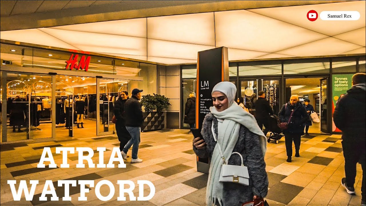 A Day in Watford: Atria Mall, Scenic Walks, and Local Treasures - YouTube