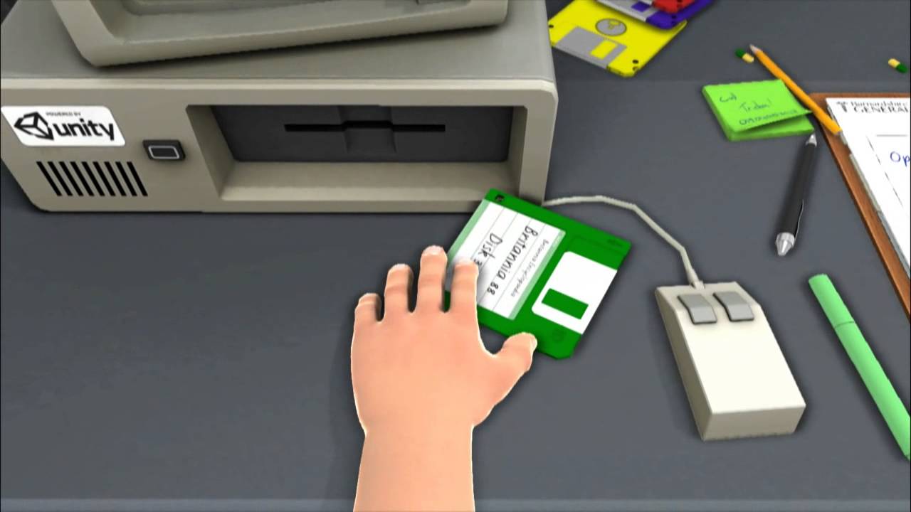 How to put a diskette in a computer - YouTube