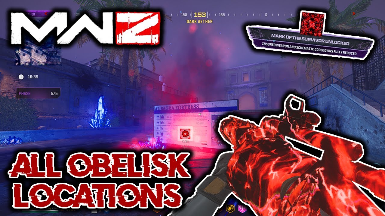 MWZ | ALL UNSTABLE RIFT OBELISK SEAL LOCATIONS - YouTube