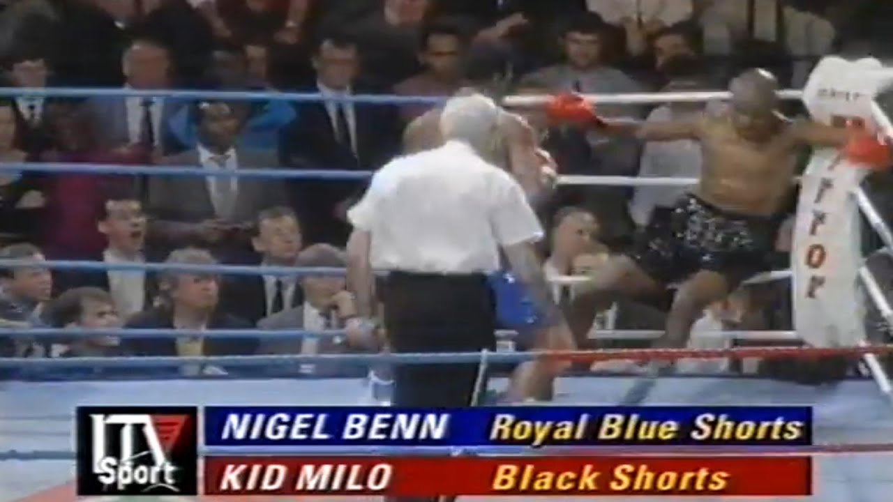 WOW!! WHAT A KNOCKOUT - Nigel Benn vs Kid Milo, Full HD Highlights - YouTube