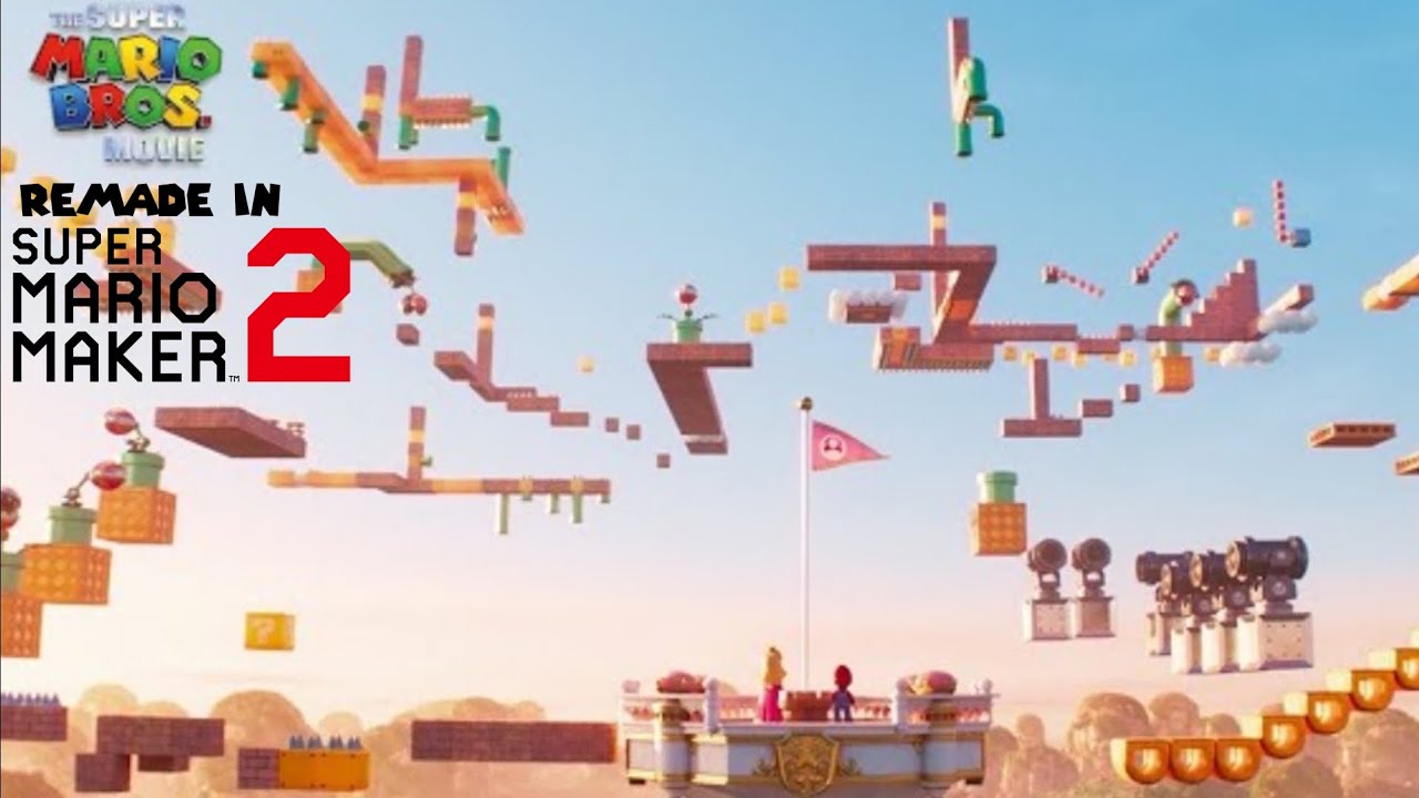 Super Mario Maker 2 (The Super Mario Bros Movie *Training Course Remake ...