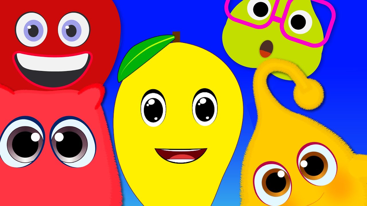 Pim Pow & Puff Teach You Fruit Names in Minutes - YouTube