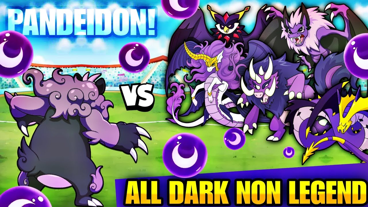 New Evolution Pandeidon Vs All Dark Non Legend Battle 😱 In Dynamons ...