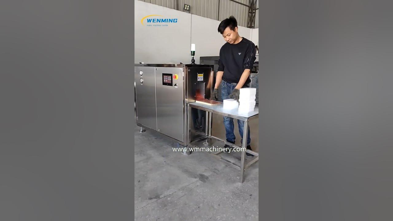 Dry Ice Machine Making Dry Ice cube Block Dry Ice Machine - YouTube