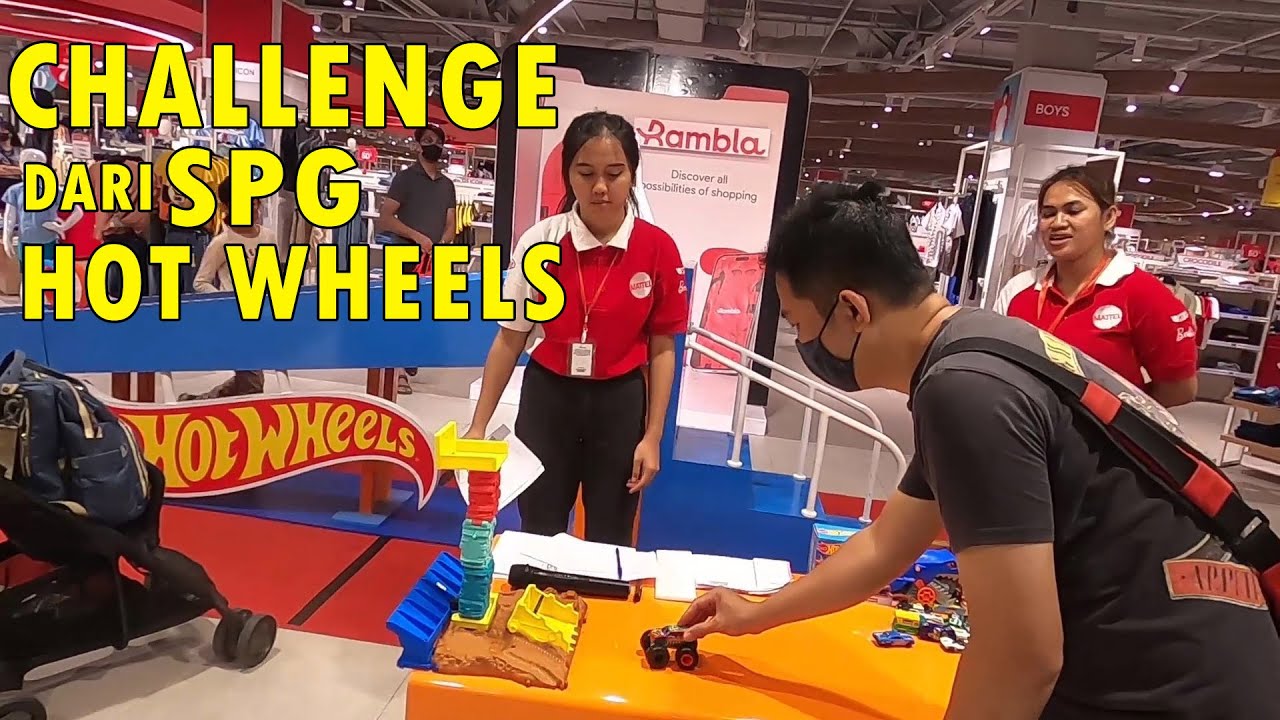 Challenge Dari SPG Hot Wheels - YouTube
