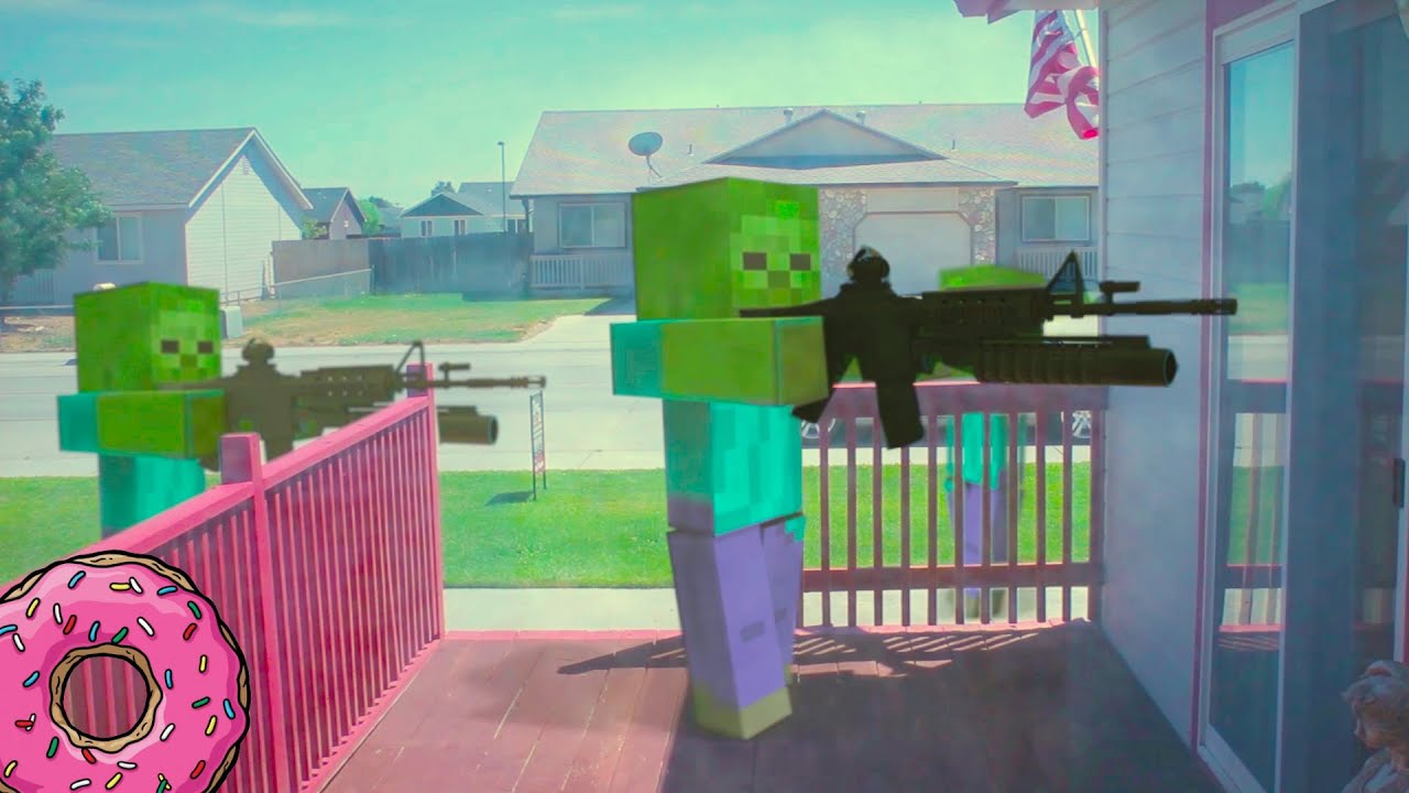 Real Life Minecraft | Zombie Soldiers - YouTube