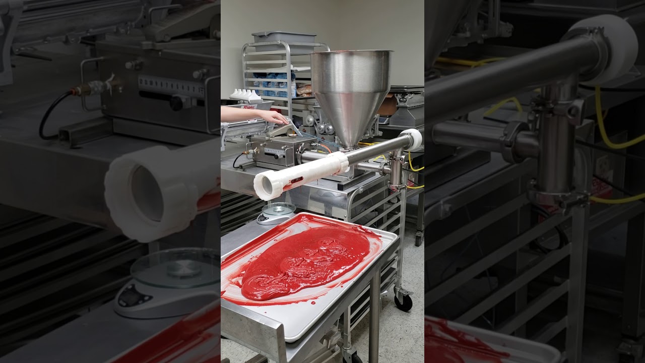 Cake Depositor 4 in 1 spout - YouTube