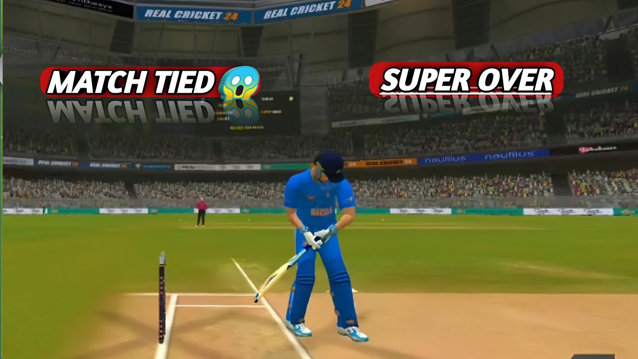 Real Cricket 24 Match Tied Super Over Drama 😱 Rc 24 - YouTube
