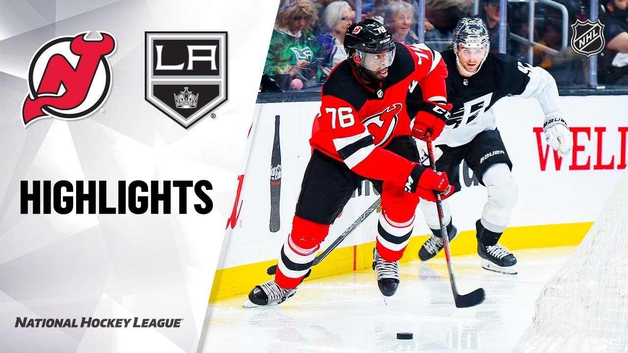 NHL Highlights | Devils @ Kings 2/29/20 - YouTube