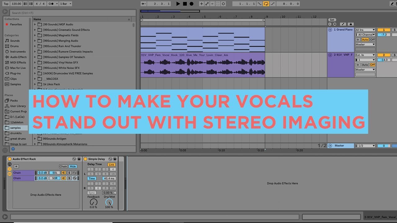 HOW TO MAKE YOUR VOCALS STAND OUT WITH STEREO IMAGING[FREE PROJECT FILE ...