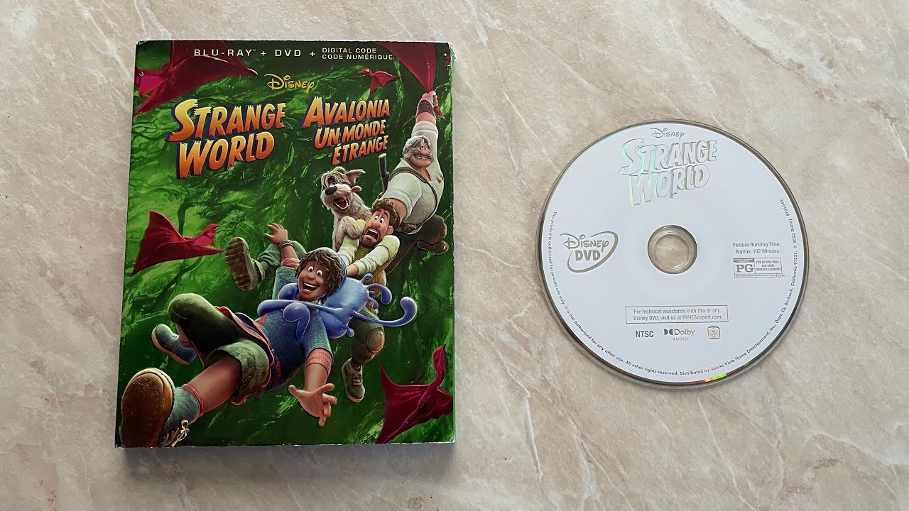 Opening To Strange World 2023 DVD - YouTube
