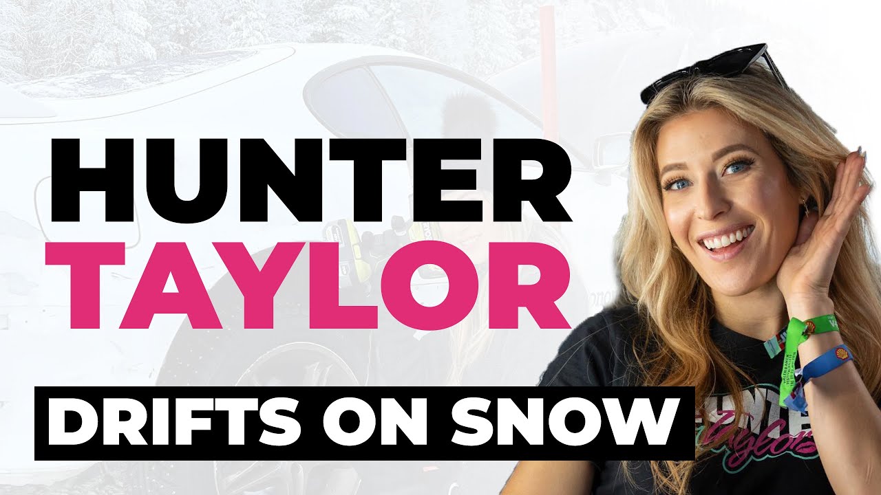 Formula Drift Driver Hunter Taylor DRIFTS ON ICE! - YouTube