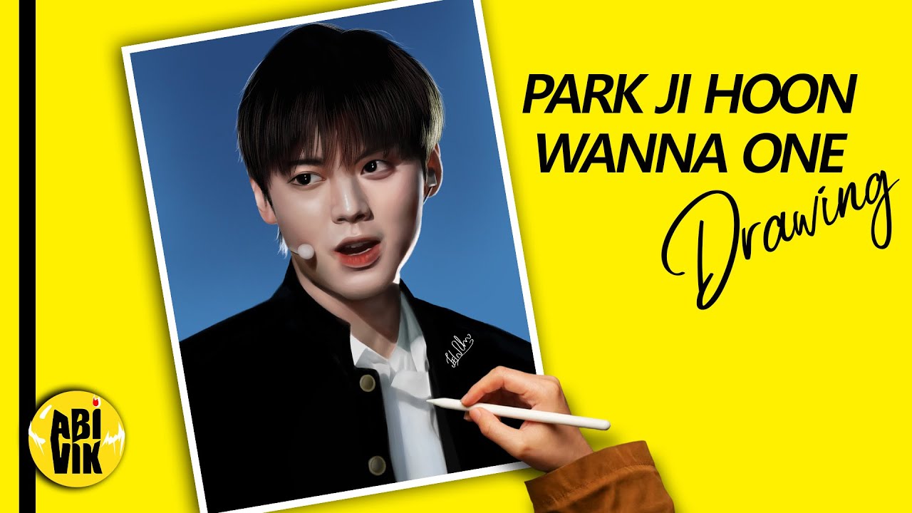 Drawing Wanna One : PARK JI HOON - YouTube