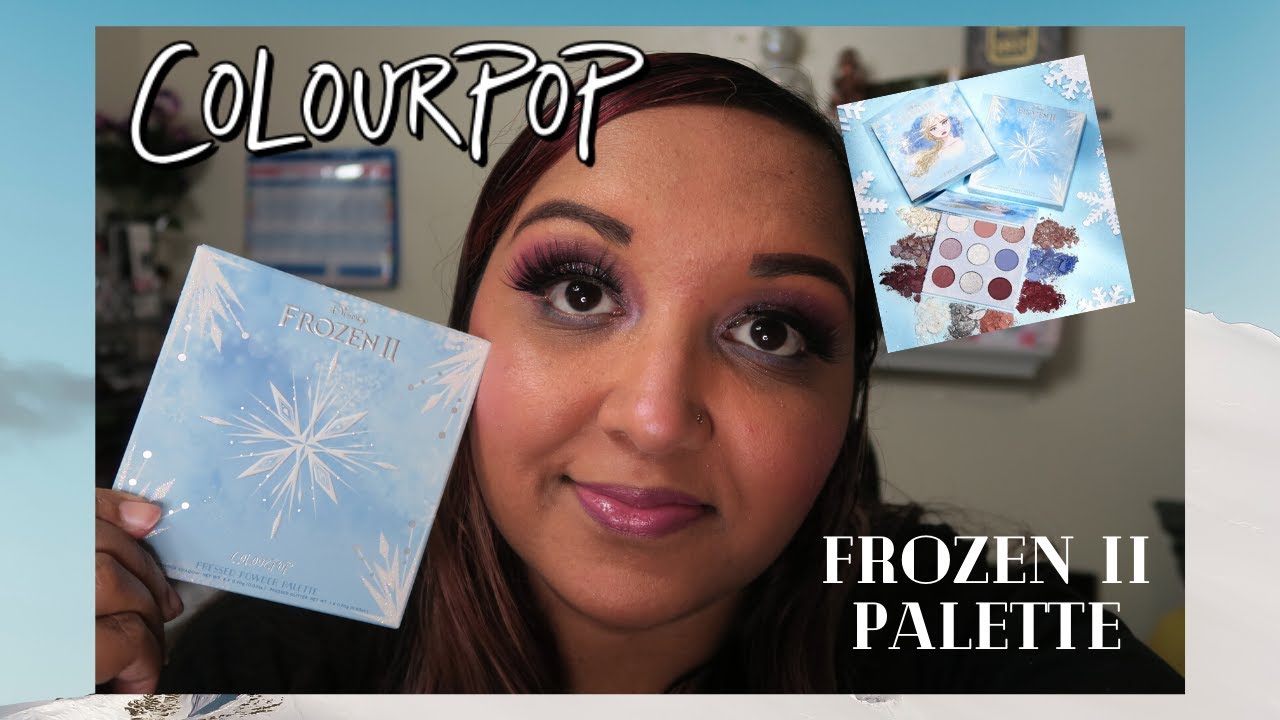 COLOURPOP FROZEN 2 PALETTE ELSA || First Impressions || Honest Opinion ...
