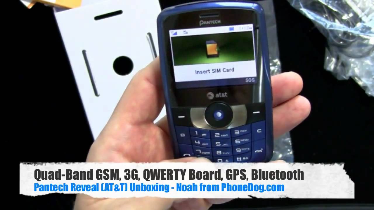 Pantech Reveal (AT&T) - Unboxing - YouTube