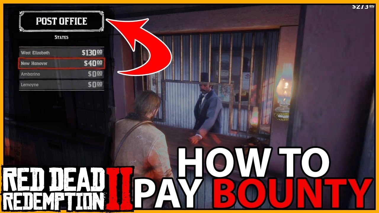 HOW TO PAY BOUNTY - Red Dead Redemption 2 - YouTube