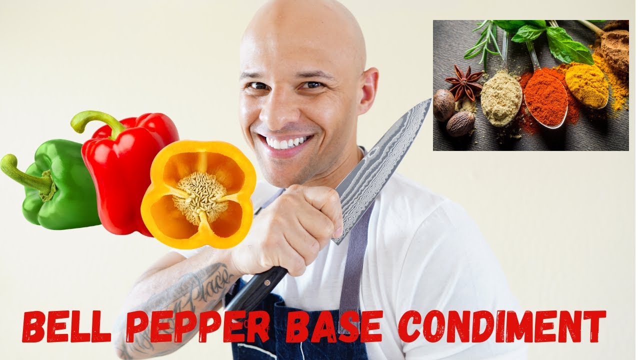 HOW TO MAKE BELL PEPPER CONDIMENT (BASE) - YouTube