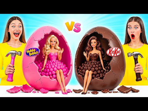 Sakızlı Yemek vs Çikolatalı Yemek Meydan Okuma | Çılgın Yemek Pişirme Savaşı Super Hyper DO