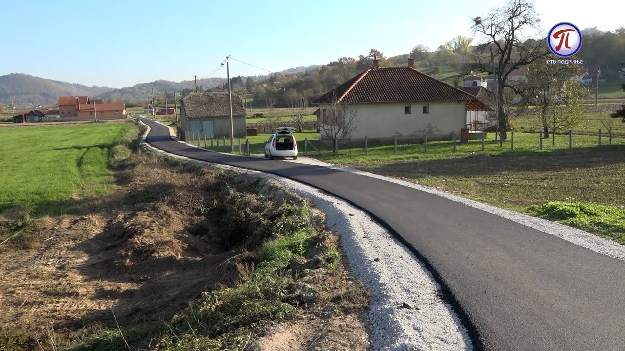 U mesnoj zajednici Cikote, zaselak Belići asfaltirana deonica puta ...