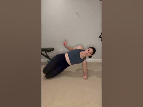 Modified side plank - YouTube