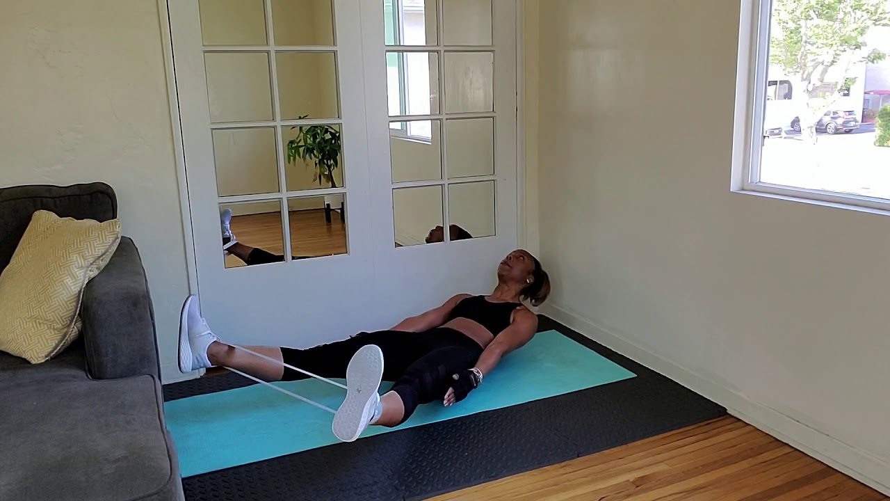 Banded Adv V Hold Exercise - YouTube