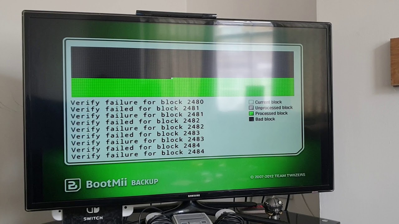 Every block fails to verify using BootMii backup.. help - YouTube