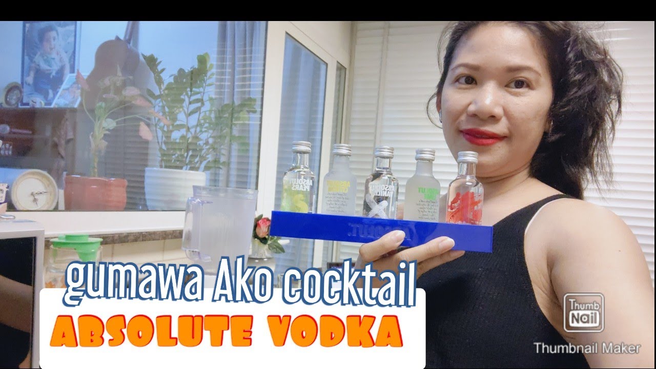 GUMAWA Ako COCKTAIL, absolute vodka w/lemon ice /Myrna tv explorer ...