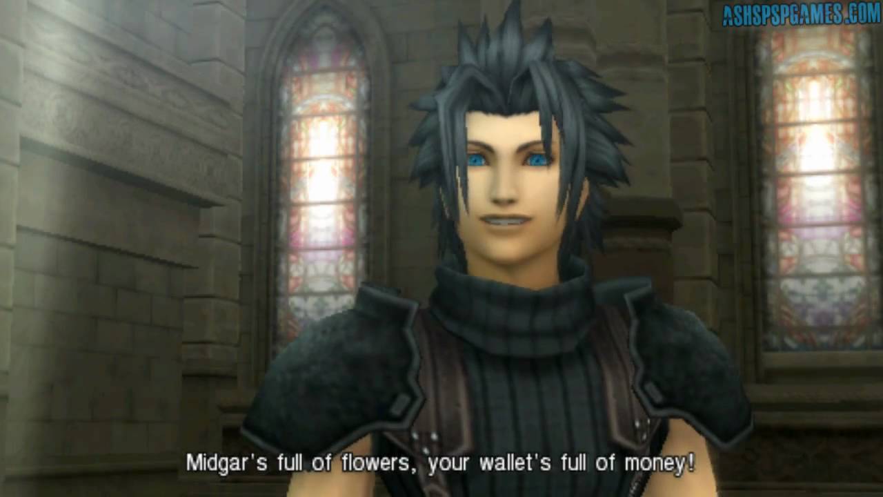 Crisis Core: FF7 - Part 22: Sector 5 Slums - Church, Streets - YouTube