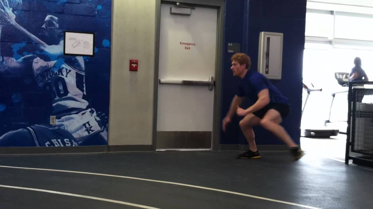 Jason Cholewa Lateral Shuffle Crossover Step Sprint 3 - YouTube