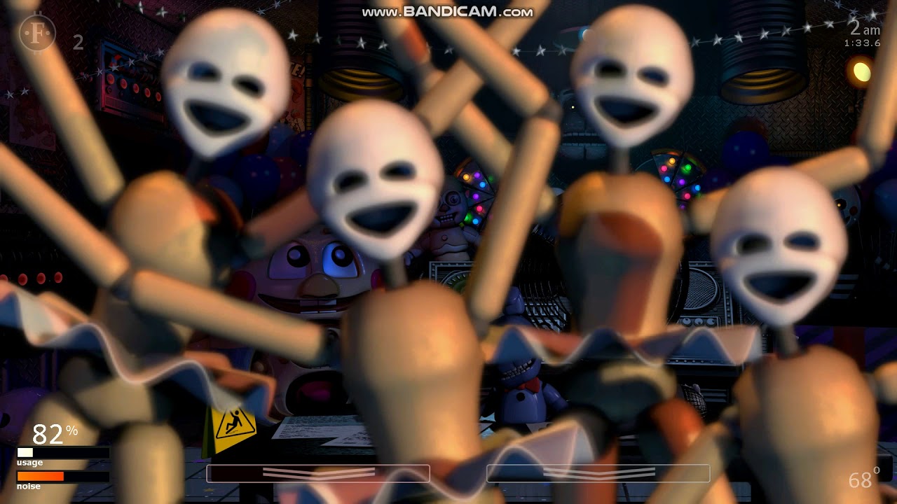 Foxy Foxy in Ultimate Custom Night (plus Minireena appearance) - YouTube